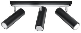 Sollux Lighting Stropní svítidlo DIREZIONE 3 Černá