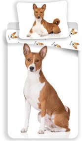 Jerry Fabrics Bavlněné povlečení Basenji