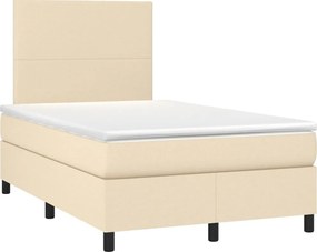 vidaXL Box spring postel s matrací 120x200 cm textil [3141606] Barva: taupe