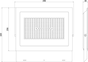Mexen Luxpro+ LED reflektor, 200W, neutrální - 4000K, 22000 lm, černá - L231-200-40-70