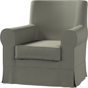 Potah na křeslo IKEA Ektorp Jennylund barva šedá látka pletený vzor