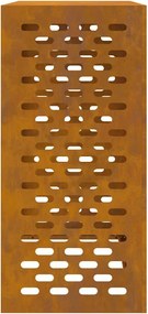 vidaXL Ochrana klimatizace Rezavá 110 x 50 x 105 cm