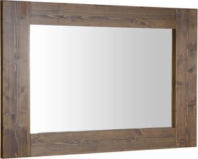 Sapho Brand - Zrcadlo v rámu 100x80 cm, mořený smrk BA056S