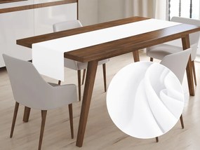 Biante Dekorační běhoun na stůl Rongo RG-045 Bílý 20x160 cm