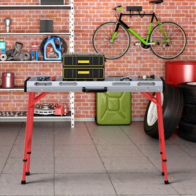 Costway Svařovací stůl s nosností 450 kg a nastavitelnou výškou. Přenosný