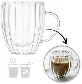 Flamenco Mystique Termální drážkované sklo 250 ml 1 ks SZK43WZ5 pro ochranu teploty