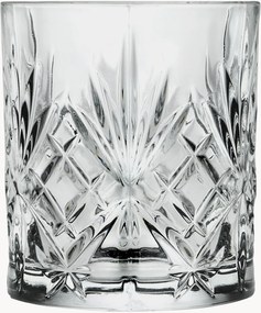 Sada sklenic na whisky z křišťálového skla Melodia, 6 dílů