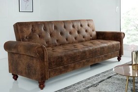 Designová pohovka Scarlet rozkládací / antická hnědá