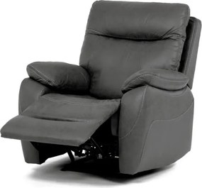 Polohovací křeslo šedé, elektrické TV-4094 GREY3