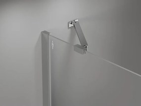 Mexen Mist-H Duo, 2-křídlý ​​výklopný sprchový kout 75 x 115 cm, čiré sklo, chromový profil, 8A5-075L-115P-01-00