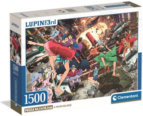 Clementoni - Puzzle 1500 Lupin III