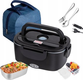 Lunchbox Krabička Na Oběd Elektrická Nerezová Ocel 1,5L 60W 12V/24V/220V