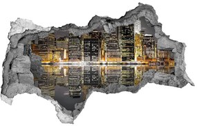 Wallmuralia Nálepka fototapeta 3D výhled New York noc 95x73 cm