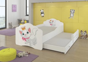 ADRK Furniture Dvojitá postel s matracemi CASIMO II CAT 160x80 CH-Cas-II- Cat-160-E114