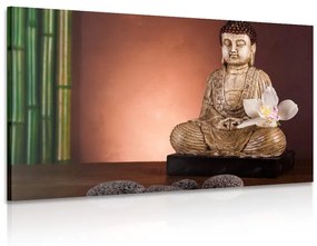 Obraz meditující Budha Varianta: 120x80