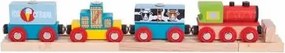 Bigjigs Rail Vlak se zbožím + 3 koleje / od 3 let