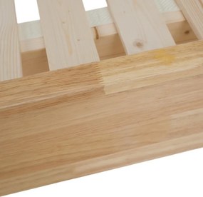 Manželská postel 180x200, masivní dřevo, přírodní, NOEMI Kondela 0000397515