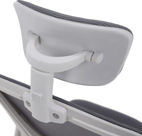 Ergonomická kancelářská židle IMPERIAL - šedá síťovina