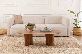 Designový konferenční stolek Quinlan 120 cm hnědý