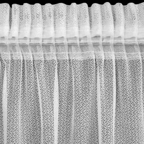 ZÁCLONA NA PÁSCE VANESA 350X270 CM BÍLÁ