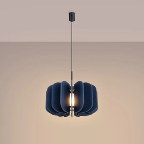 Sollux Lighting Závěsná lampa MULA 45 tmavě modrá