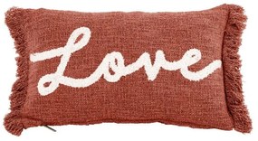 Dekorační polštář 50x30 cm Cotton Slub Love - Tiseco Home Studio