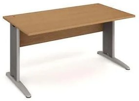 No brand  Kancelářský stůl Cross, 160 x 80 x 75,5 cm, rovné provedení, dezén buk