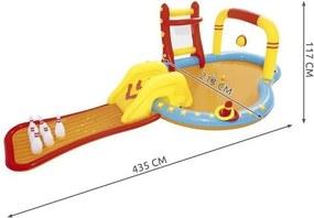 Nafukovací bazén, sportovní hřiště, 435x213x117 cm, BESTWAY | 53068