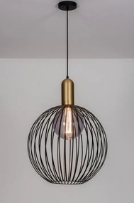 Závěsné svítidlo nad jídelní stůl Verita Signature Black and Gold 50