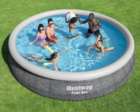 BESTWAY Fast Set Bazén 457 x 84 cm, kartušová filtrace 57313