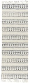 Ib Laursen - běhoun krémový s modrým potiskem 60x180 cm
