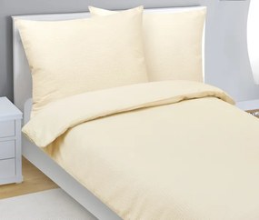 Bellatex Povlečení krepové Béžová uni rozměr 140x220, 70x90 cm