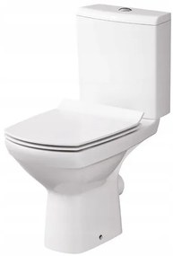 Cersanit CARINA Clean On 480 new - wc kombi 010 3/5 bez sedátka, bílá, K31-045