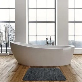 MSV MICROFIBER tmavě šedá / Koupelnová předložka / 50 x 70 cm / mikrov
