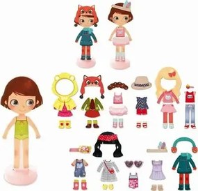 Vilac Magnetické oblékací puzzle Chloe / od 3 let