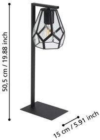 Eglo 43646 - Stolní lampa MARDYKE 1xE27/40W/230V