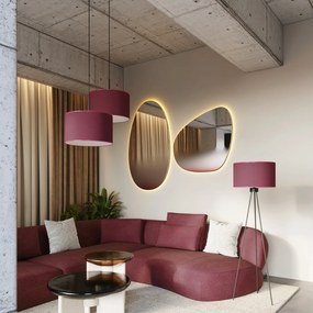 Sollux Lighting Stojací lampa NEVIA vínová