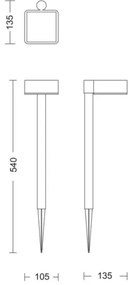 Philips - LED Solární lampa VYNCE LED/1,5W/3,7V 1500 mAh IP44