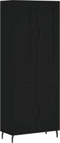 vidaXL Skříň highboard 69,5 x 34 x 180 cm kompozitní dřevo [3199892] Barva: Bílá