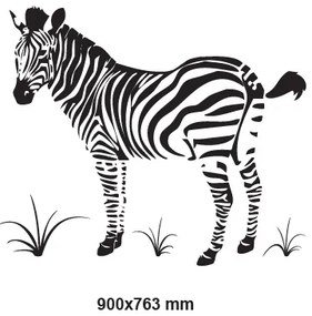 Zebra - samolepka na zeď