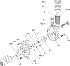 Košík čerpadla Badu Magic 4, 6, 8, 11 a Picco 5