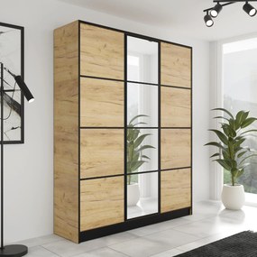 Šatní skříň s otevíracími dveřmi EDEN v2 3D Craft Dąb