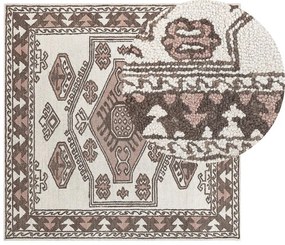 Vlněný koberec 200 x 200 cm vícebarevný TOMARZA Beliani