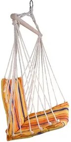 Cattara Houpací síť k sezení 95x50cm červeno-oranžová