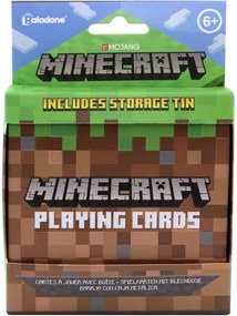 _Ostatní 1_ Hra Karty hrací Minecraft v plechové krabičce *SPOLEČENSKÉ HRY* pp6587mcf