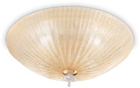 Ideal Lux Stropní svítidlo SHELL PL4 AMBRA