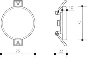 LED podhledové svítidlo Panlux ROUND 6W IP66 4000K PN14300006