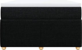 Box spring postel s matrací černá 120x190 cm textil 3285555