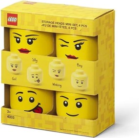 Plastové dětské úložné boxy v sadě 4 ks Multi-Pack - LEGO®