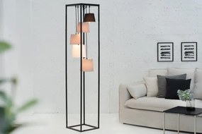 Designová stojanová lampa Shadow II černo-šedá